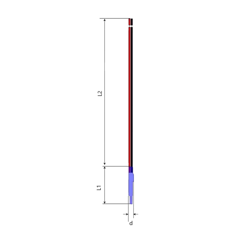 Pt100 probe for motor and transformer winding